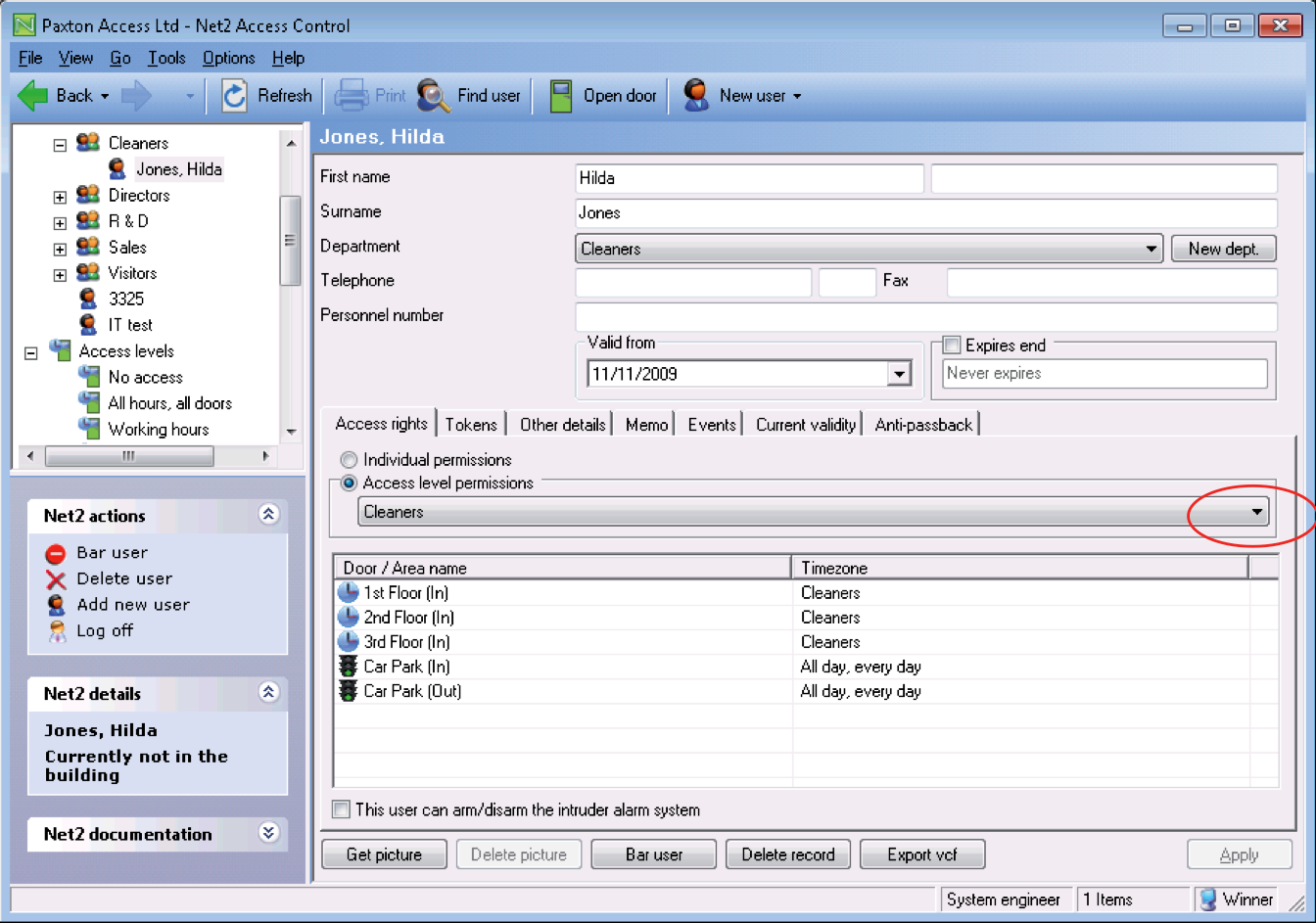 Paxton Net2 Access Levels and Timezones | All Secure Security Resources - Manuals & Pdf's